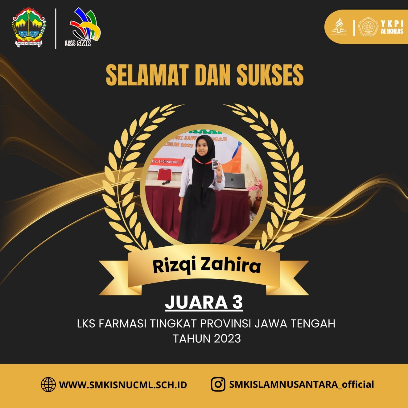 Selamat atas prestasi lomba kompetensi siswa (LKS) Farmasu Juara 3 ... Selamat atas prestasi lomba kompetensi siswa (LKS) Farmasu Juara 3 ...